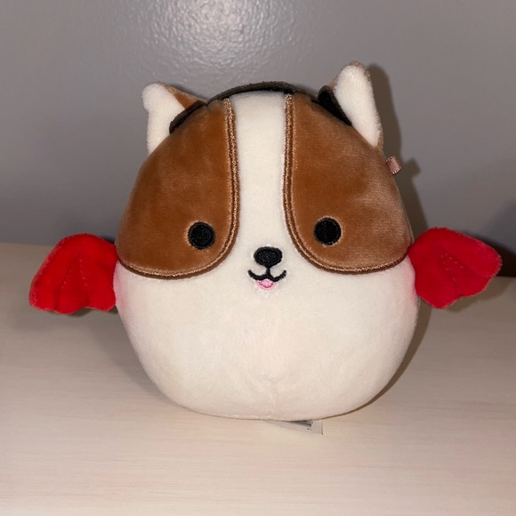 Squishmallows | Toys | Nwt 5 Reginald The Corgi Wearing Devil Costume ...
